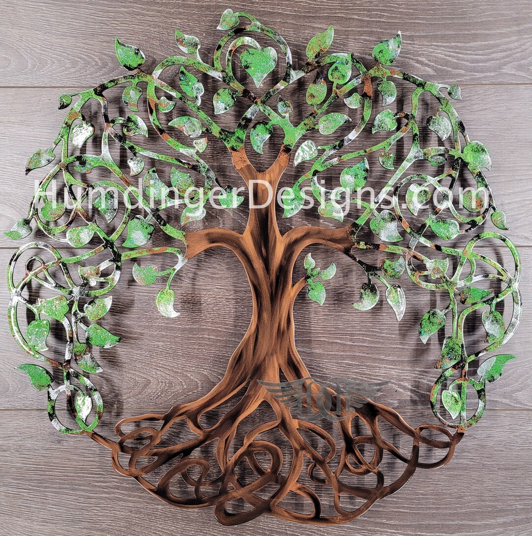 Infinity Tree - Sizes up to 45 Inches - Metal Wall Art - Decor - Indoor ...