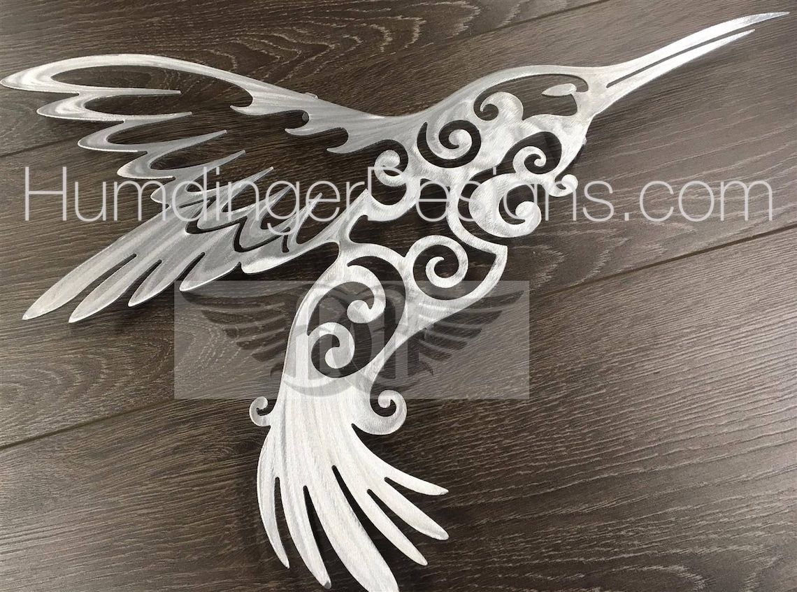 Hummingbird Metal Wall Art Metal Wall Decor - Etsy