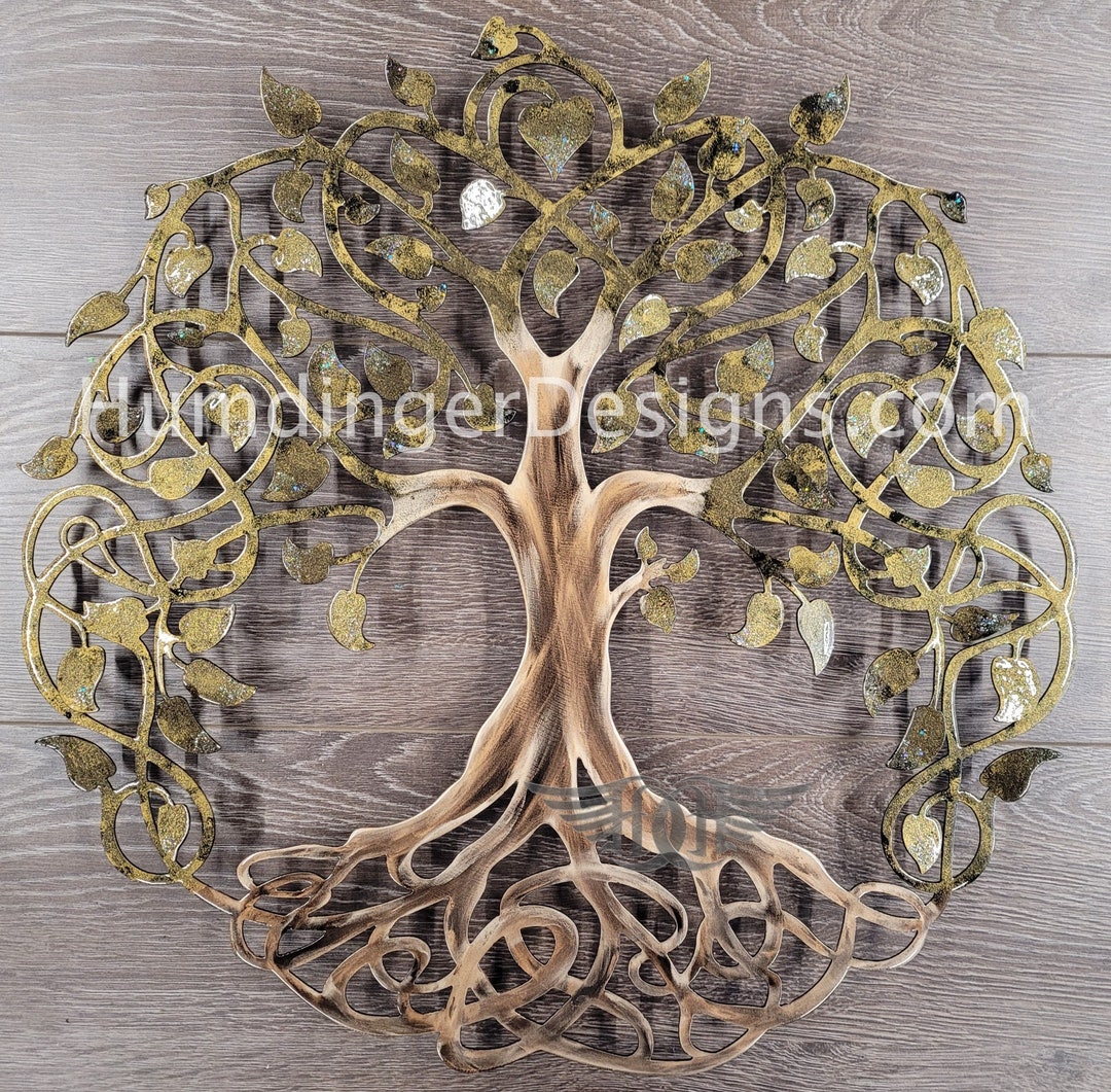 Tree of Life Infinity Tree Wall Decor Wall Art - Etsy