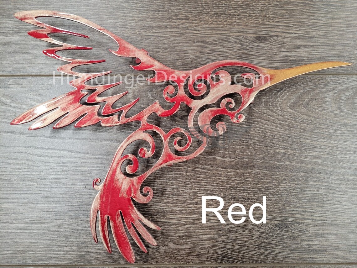 Hummingbird Metal Wall Art - Metal Wall Decor - Free Shipping ...