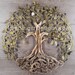 Infinity Tree Sizes up to 45 Inches Metal Wall Art Decor Indoor Outdoor ...