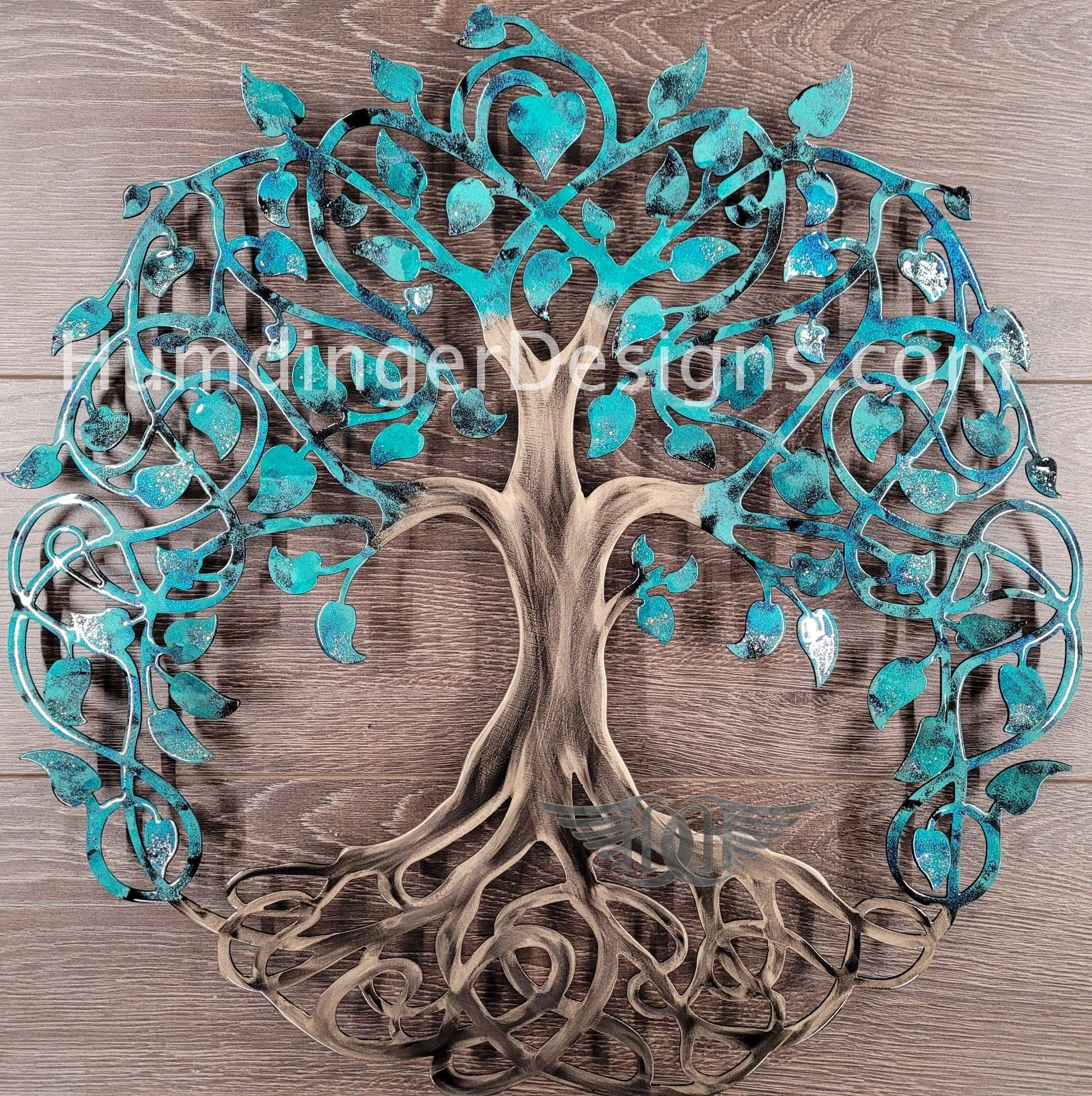 Extra Large Metal Wall Art - Infinity Tree of Life - Wall Decor ...