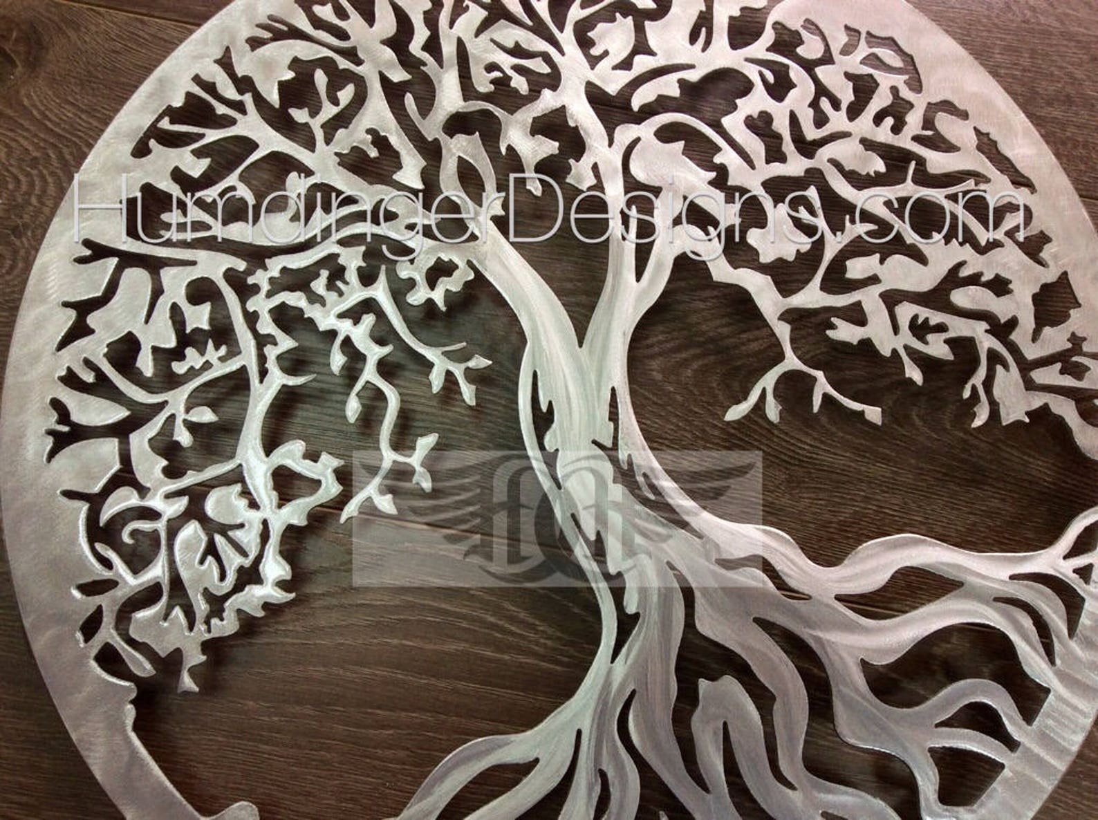 10th Anniversary Aluminum Tree of Life - Etsy