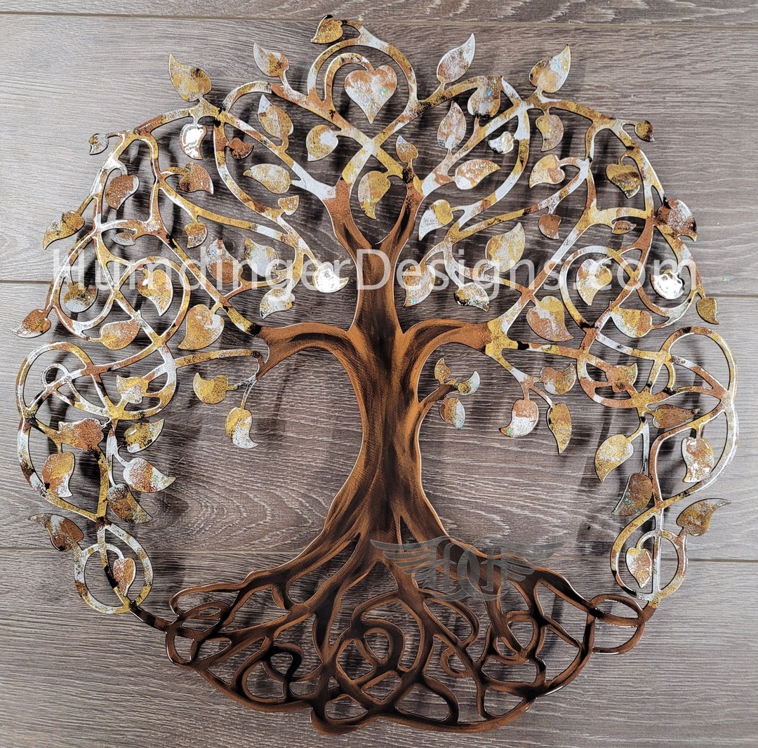 Tree of Life - Infinity Tree - Metallic Sparkle - Humdinger Designs - Etsy
