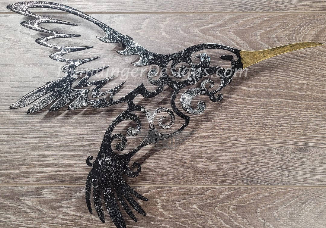Metal Wall Art - Hummingbird - Diamonds - Humdinger Designs - Aluminum ...