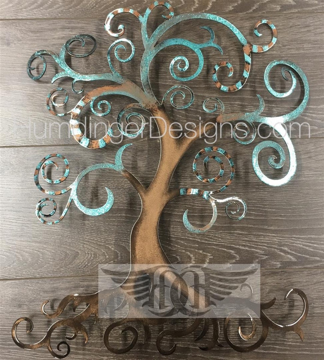 Shimmering Swirly Tree of Life - Etsy