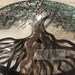 Vintage Penny Tree of Life Zen Metal Wall Art Copper Patina Green ...