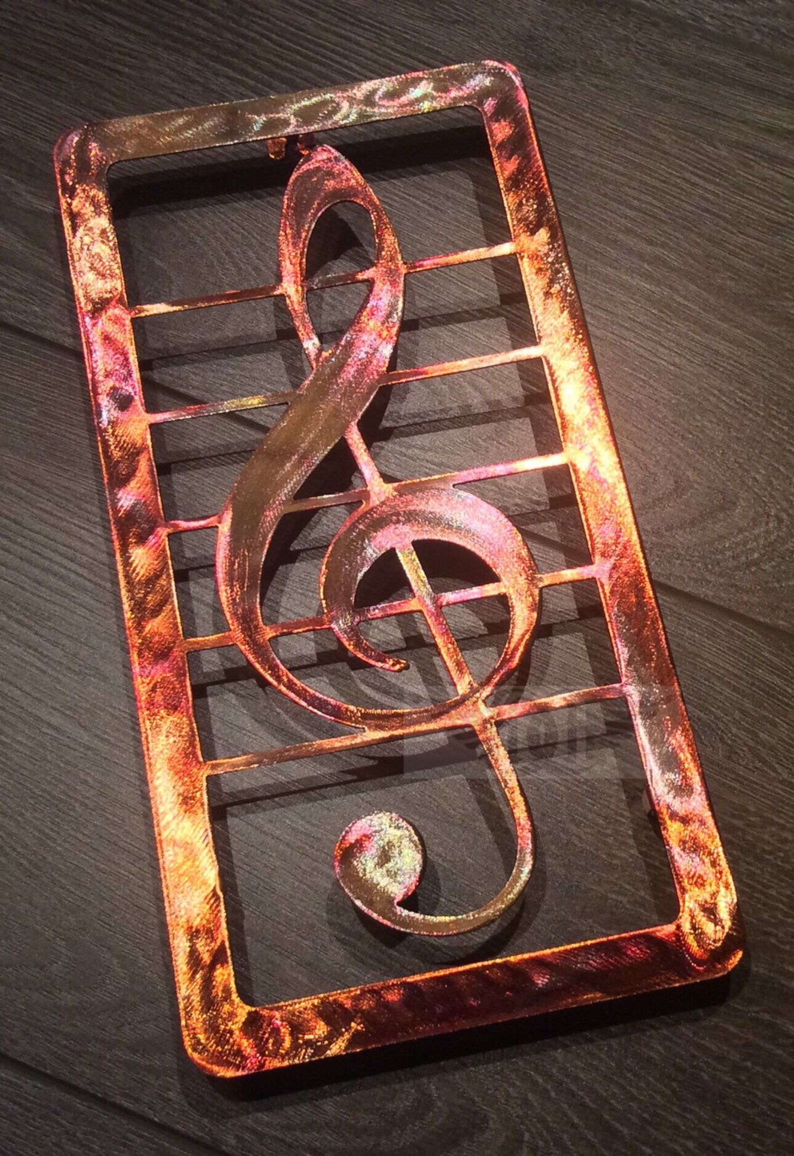 Violin Key Treble Clef Wall Art - Etsy