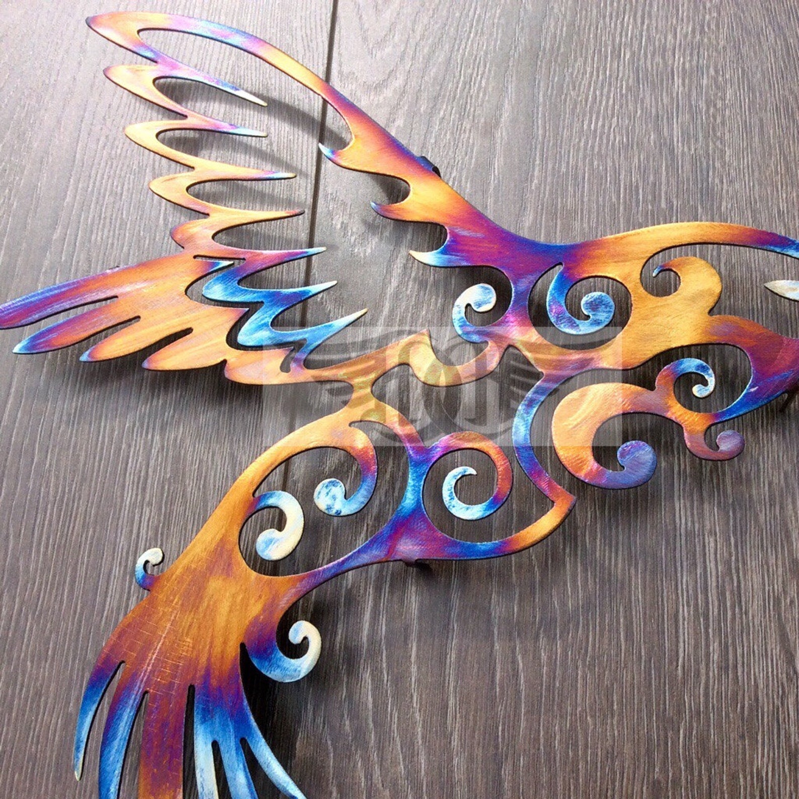 11th Anniversary Stainless Steel Hummingbird Wall Art Set of | Etsy