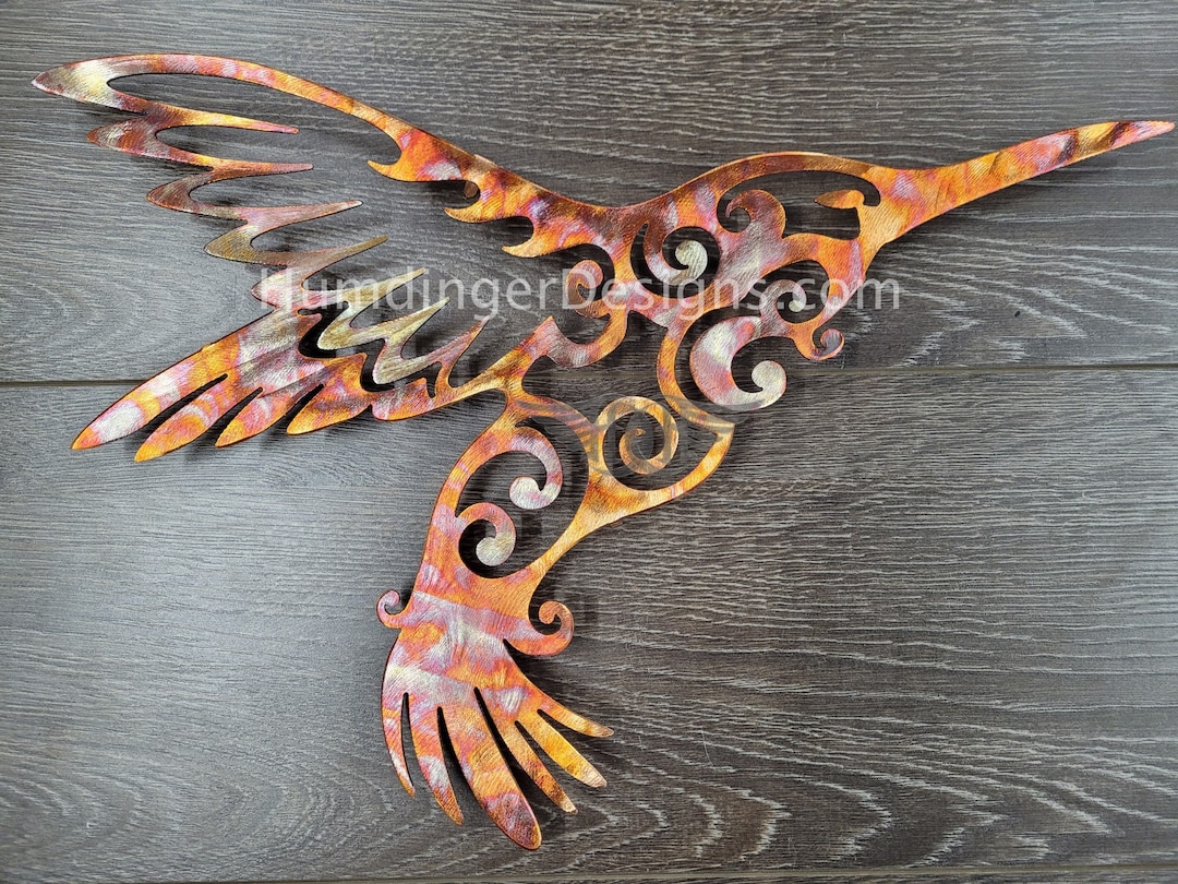 Free Shipping - Hummingbird Metal Wall Art - Metal Wall Decor - Etsy