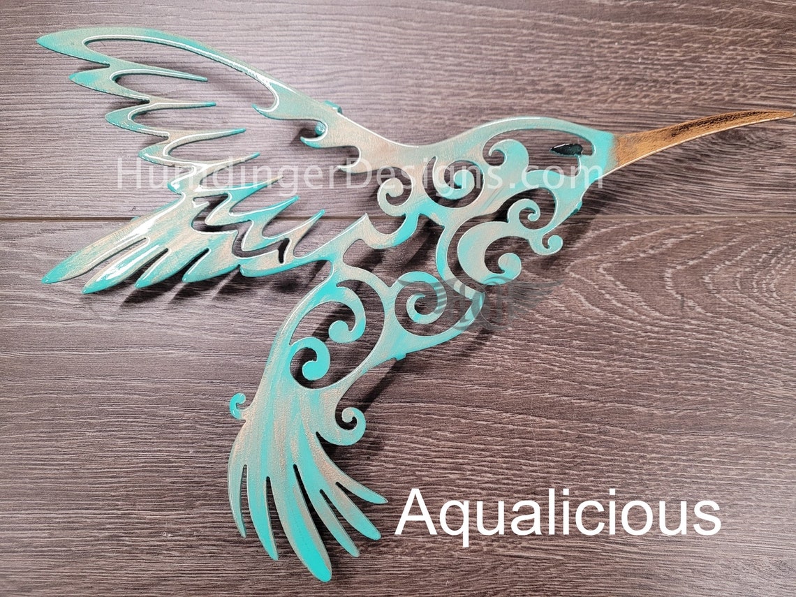 Hummingbird Metal Wall Art Metal Wall Decor Free Shipping - Etsy