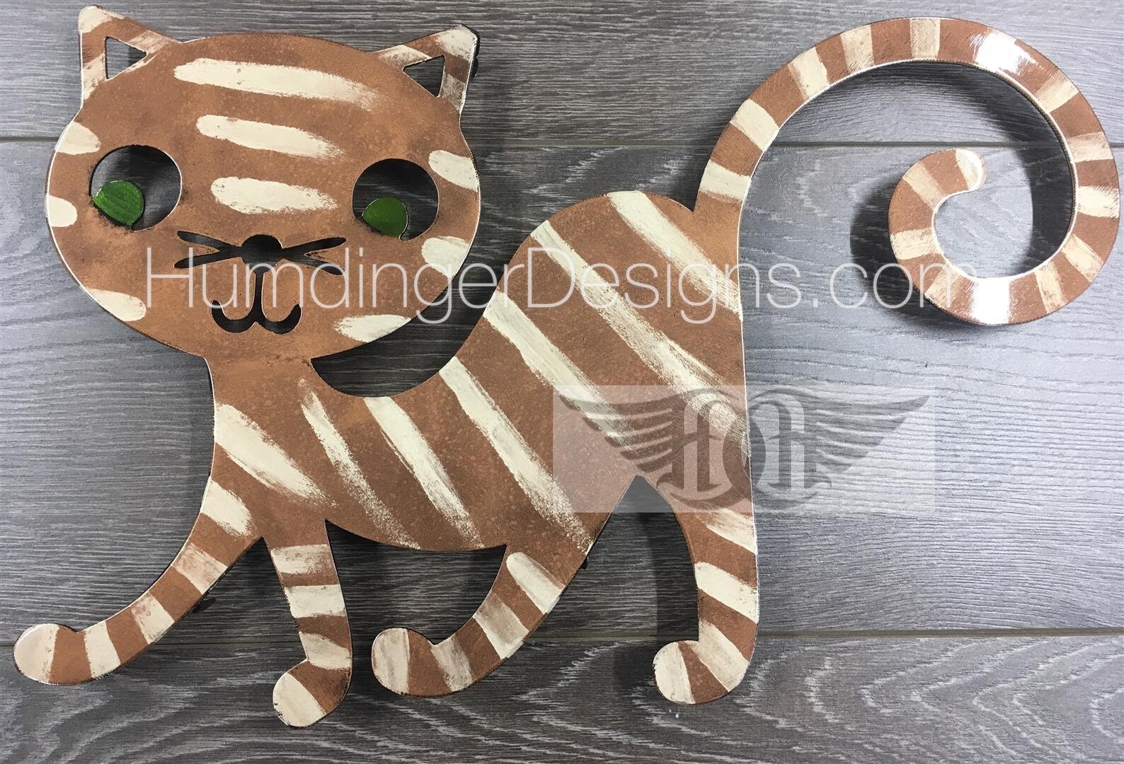 Cat Decor Cat Art Metal Cat Art | Etsy