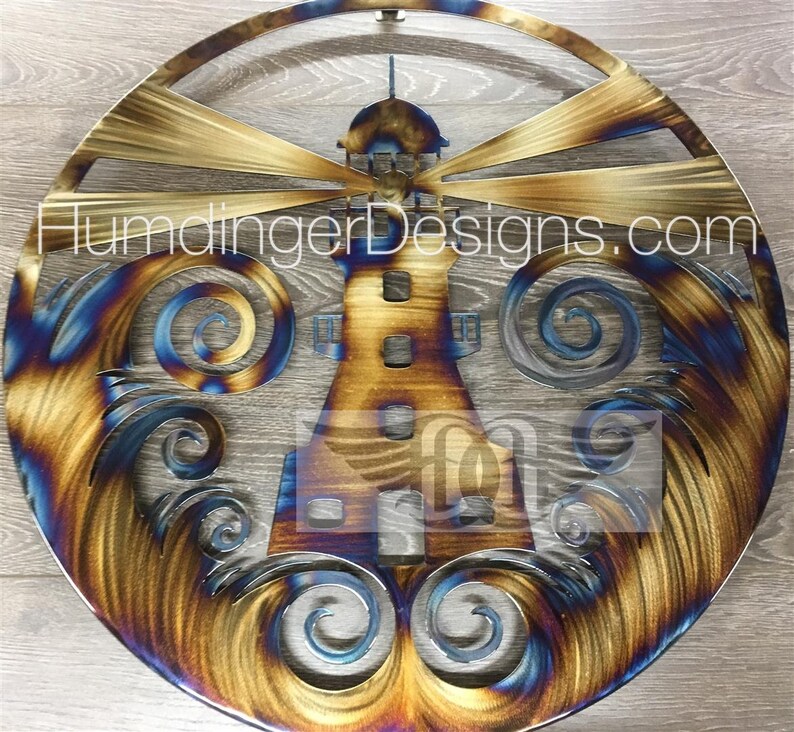 Lighthouse Metal Wall Art Wall Decor | Etsy