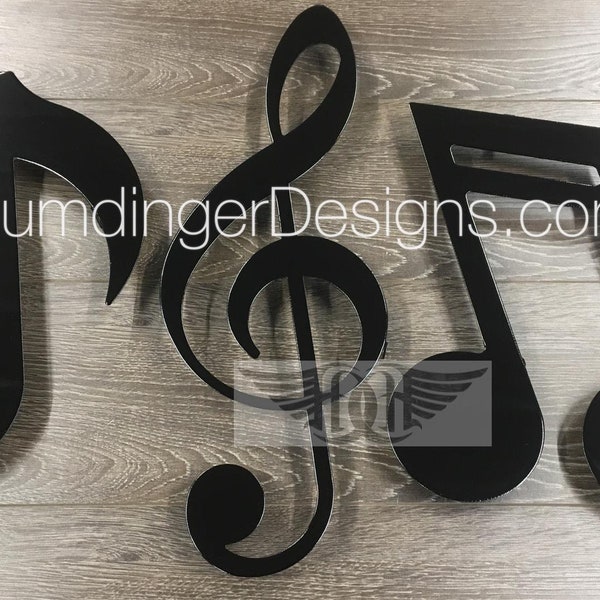 Music Note Wall Art - Etsy