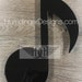 Treble Clef Eighth Note Double Eighth Note Music Music Notes Metal Wall ...