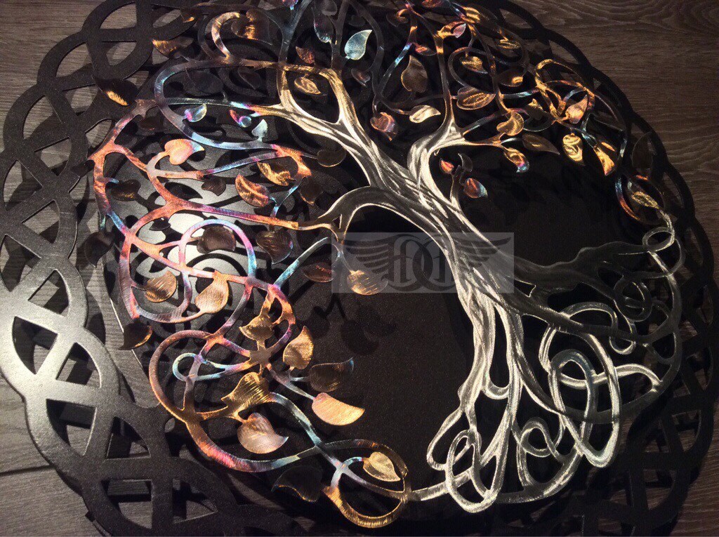 Infinity Tree of Life 2 Piece Stainless Steel - Etsy
