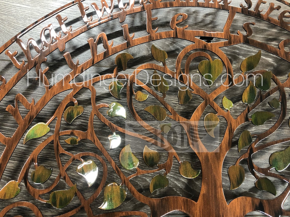 Tree of Life Infinity Tree Poem Original Anniversary - Etsy