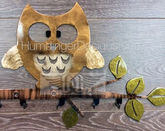 Wall Hooks Metal Owl Hooks Hanger Decor | Etsy