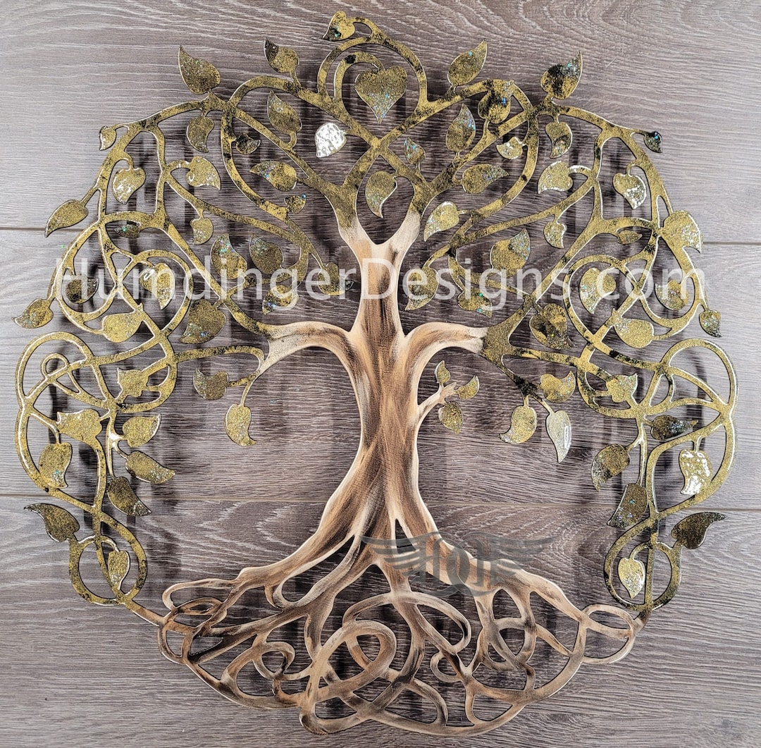 Tree of Life Infinity Tree Wall Decor Wall Art - Etsy
