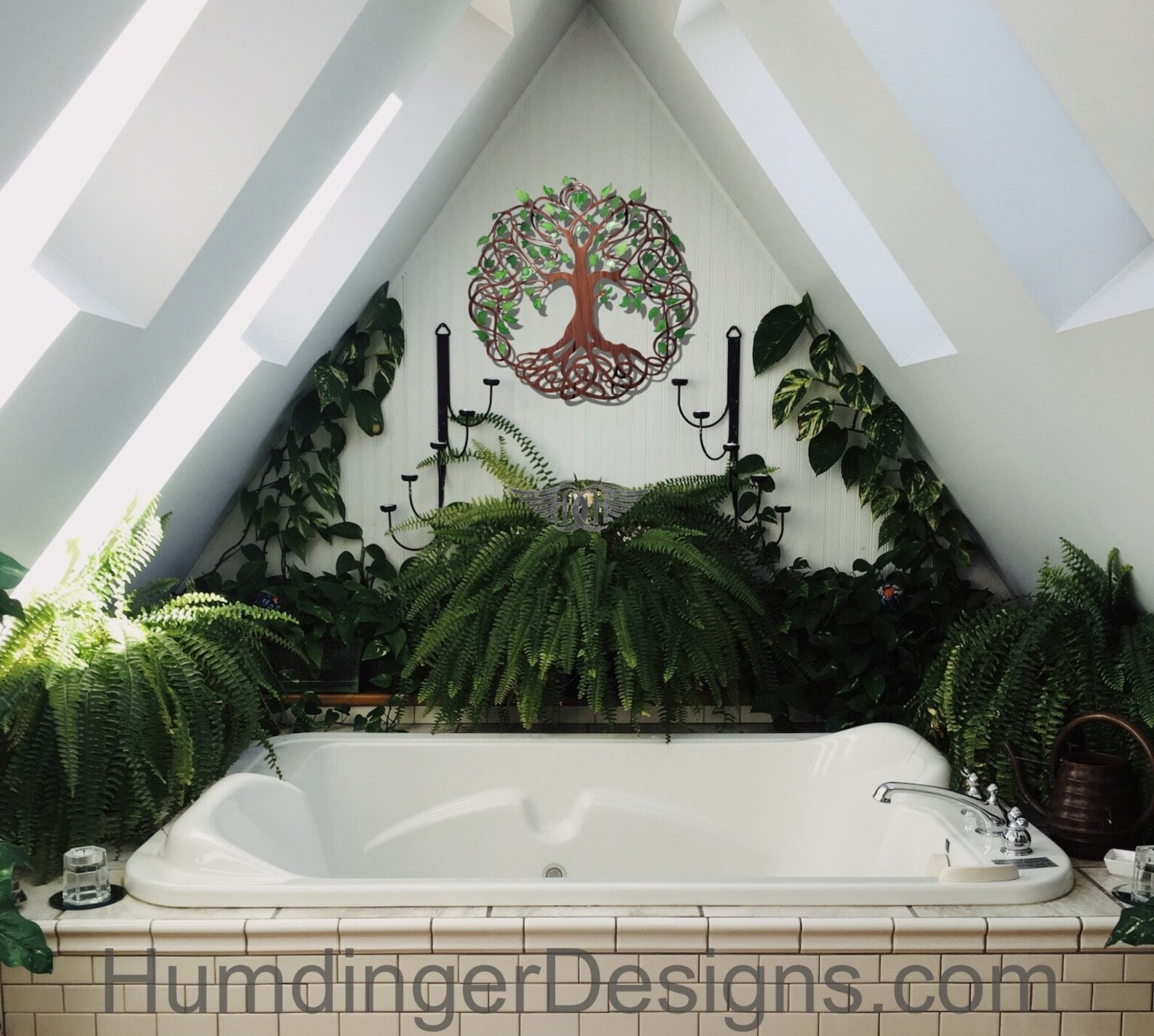 Green Pearl Infinity Tree Metal Tree Wall Art Unique Gift - Etsy