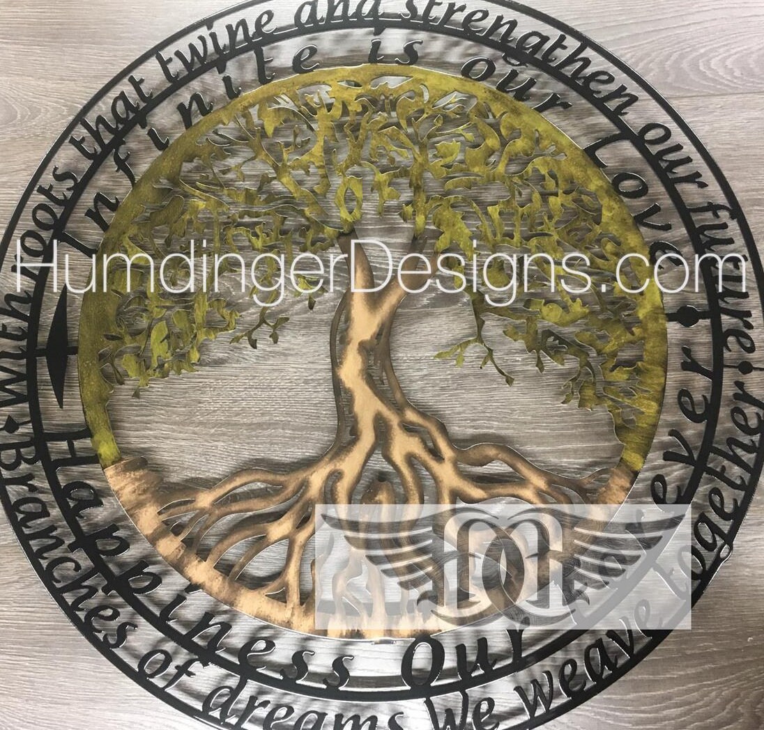 Tree of Life Infinity Tree Poem Original Anniversary | Etsy