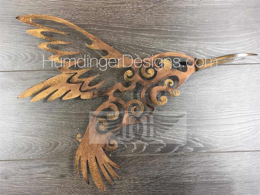 Hummingbird Metal Wall Art Metal Wall Decor - Etsy
