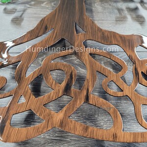 Green Pearl Infinity Tree Metal Tree Wall Art Unique Gift - Etsy