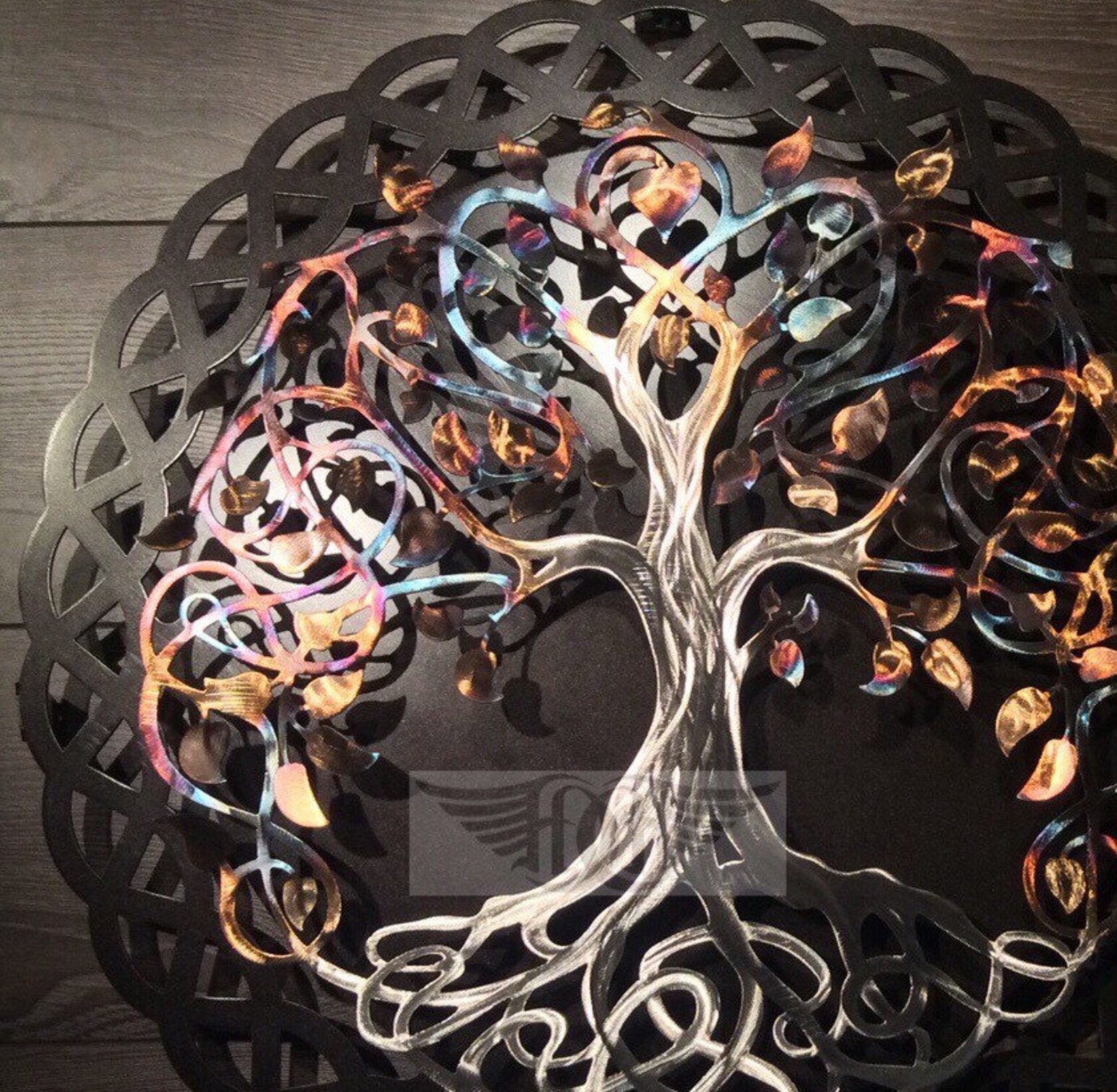Infinity Tree of Life 2 Piece Stainless Steel - Etsy