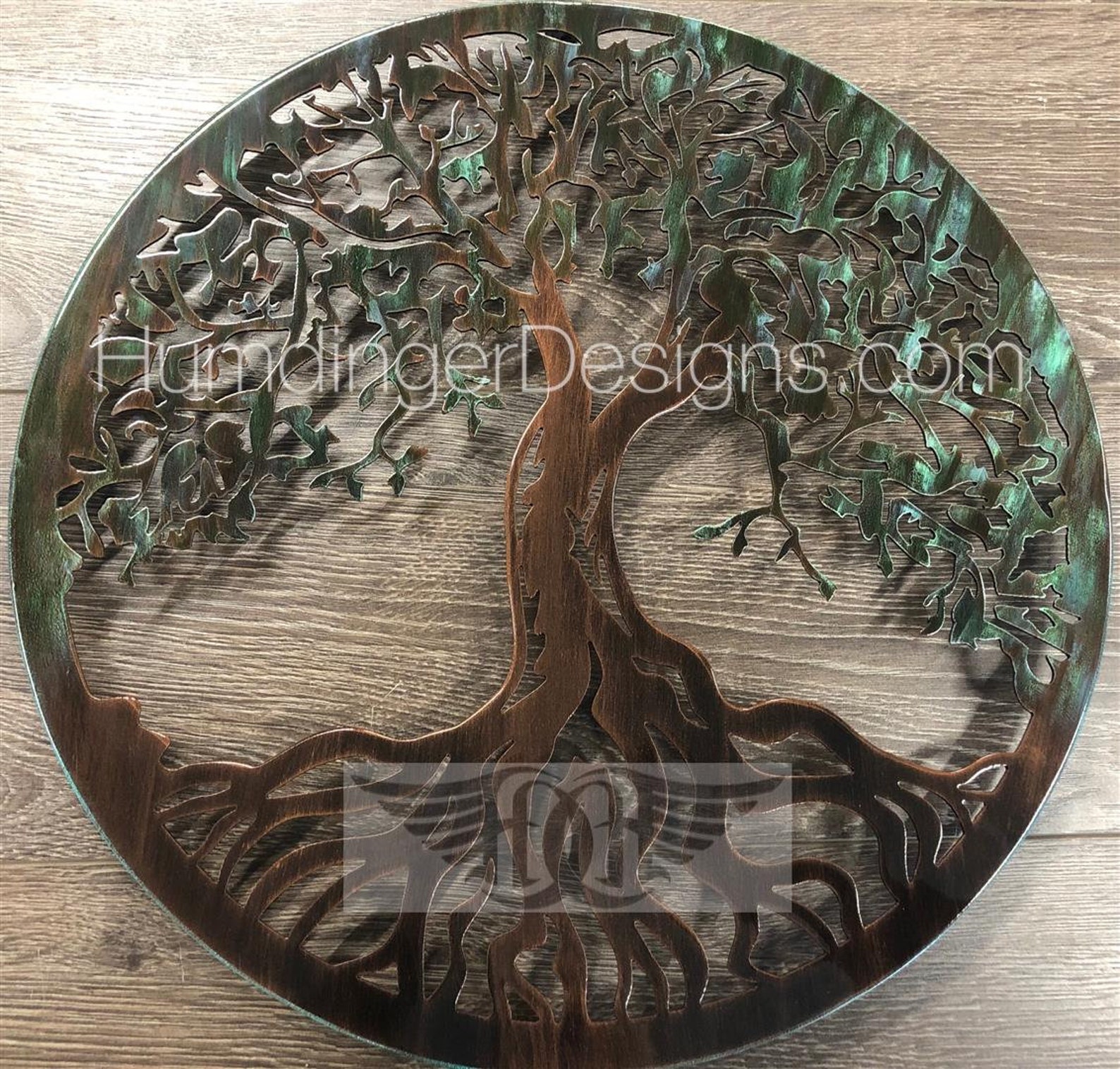 Vintage Penny Tree of Life Zen Metal Wall Art Copper - Etsy