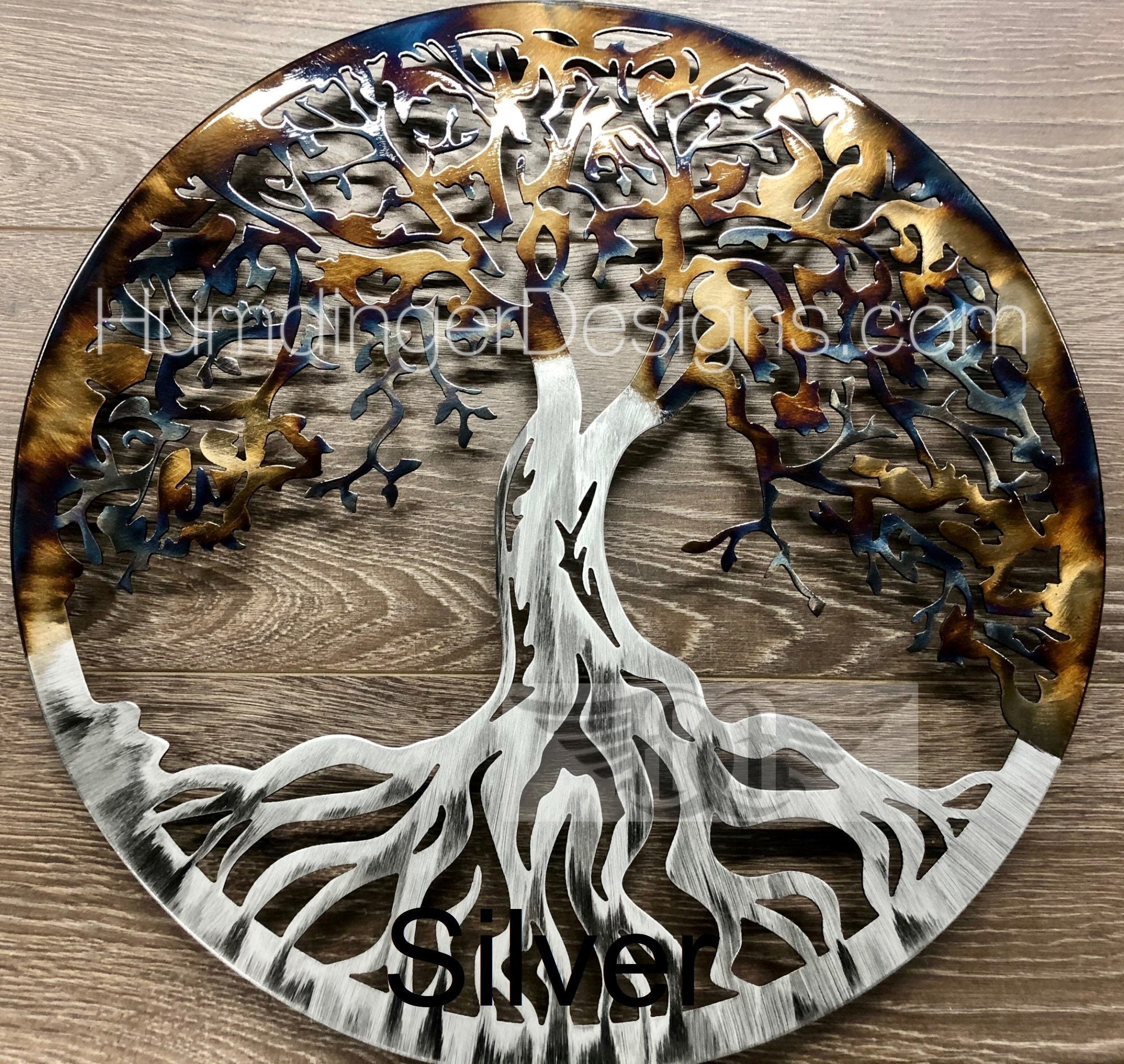 Tree of Life - Metal Wall Art - Steel Sculpture - Balance - as Above so ...