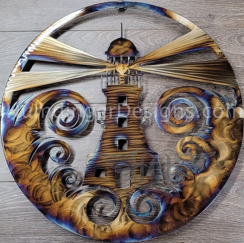 Lighthouse Metal Wall Art Wall Decor - Etsy