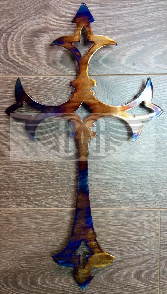 Metal Wall Art Cross Free Shipping | Etsy