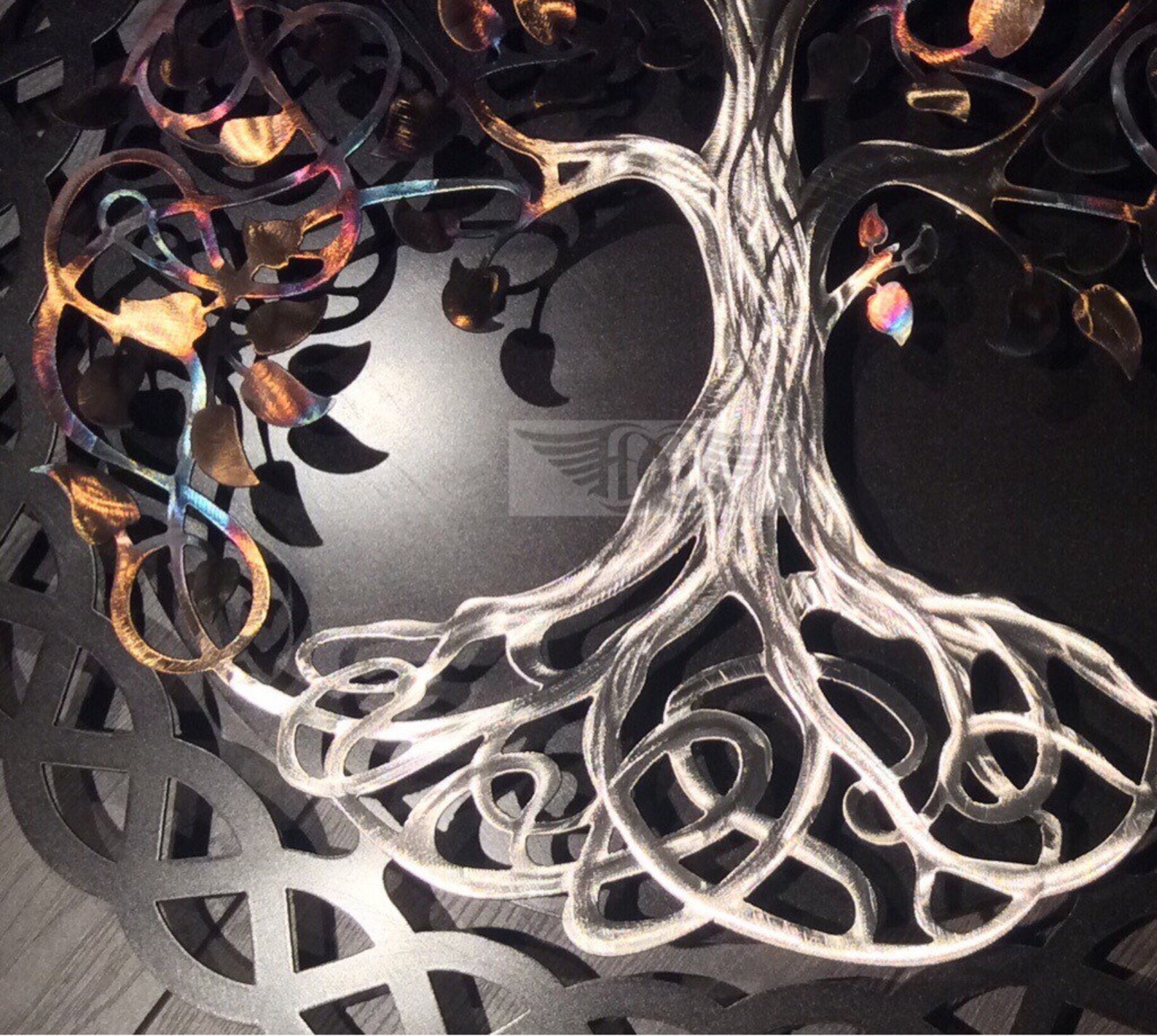 Infinity Tree of Life 2 Piece Stainless Steel - Etsy