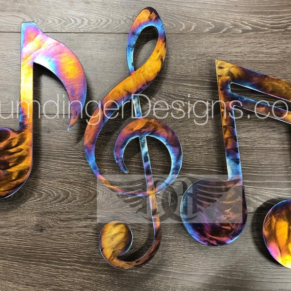 Music Note Wall Art - Etsy