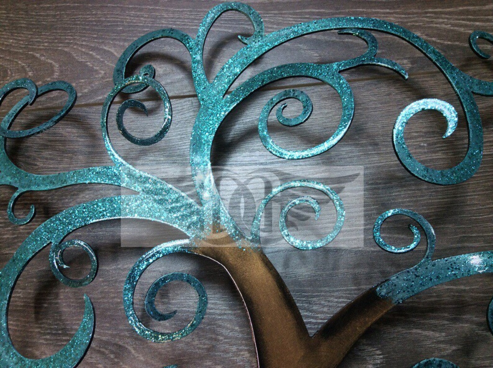 Tree of Life Curly Tree Wall Decor Wall Art | Etsy