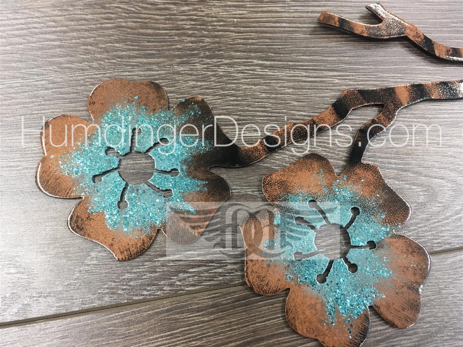 Cherry Blossom Branch - Metal Wall Art - Free Shipping - Humdinger ...