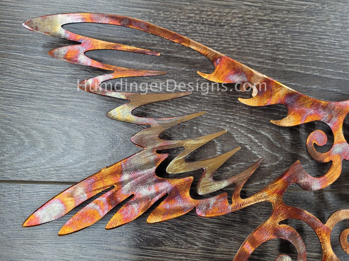 Copper Hummingbird Metal Wall Art Metal Wall Decor - Etsy