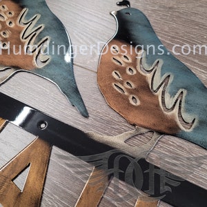 Quail Crossing - Quail X-ING - Sign - Metal Art for Yard and Garden ...
