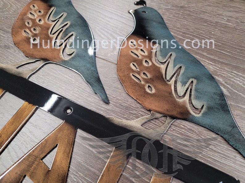 Quail Crossing - Quail X-ING - Sign - Metal Art for Yard and Garden ...