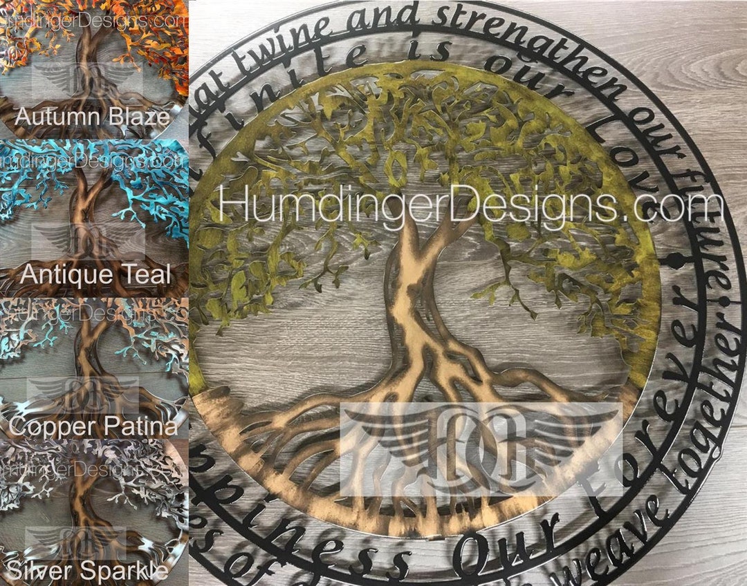 Tree of Life Infinity Tree Poem Original Anniversary Gift Wedding Gift ...