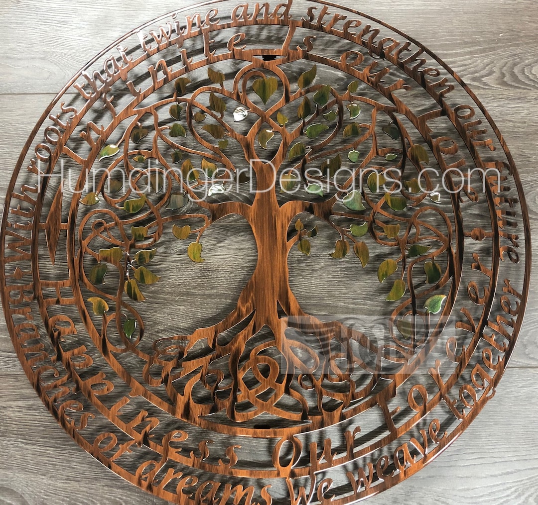 Tree of Life - Infinity Tree Poem - Original - Anniversary Gift ...