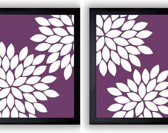 Plum wall art | Etsy
