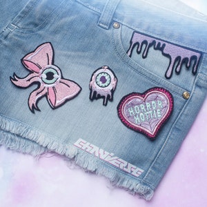 Pastel Goth Eyeball Drip | Embroidered Patch - Etsy Australia