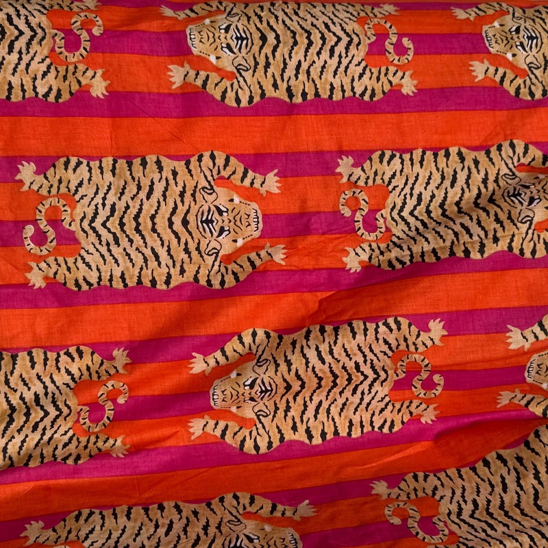 Red and Pink Fabric - Etsy