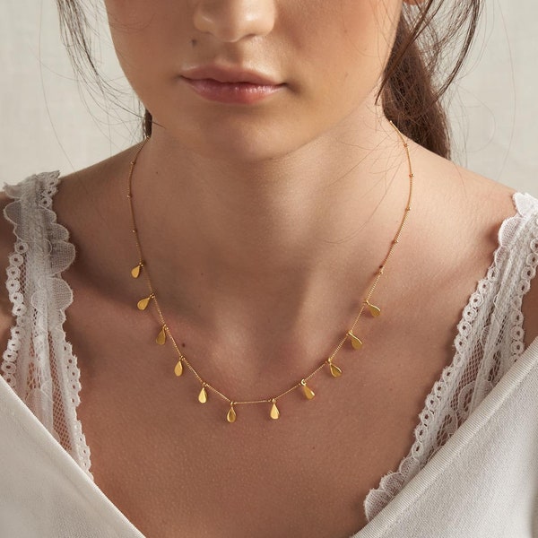 Drop Necklace - Etsy