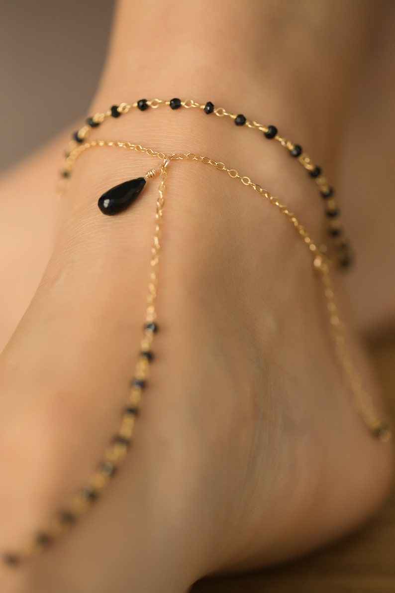 Gemstone Anklet Delicate Anklet Simple Anklet Anklet - Etsy