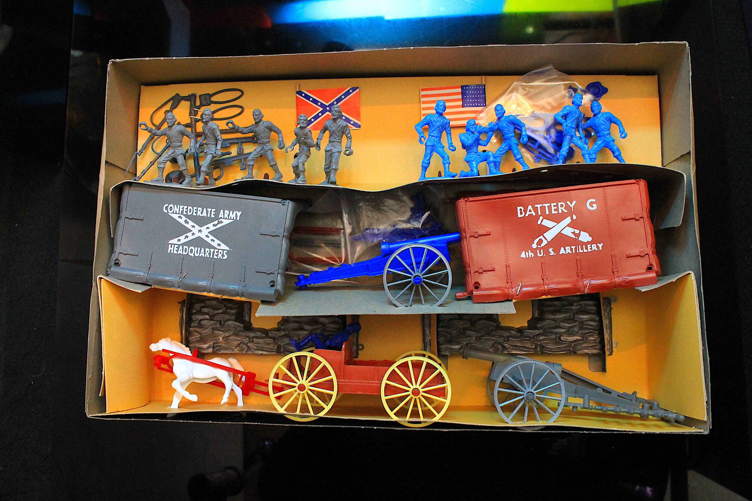 MPC Civil War Battleground Vintage Ringhand Playset #1205 - Etsy