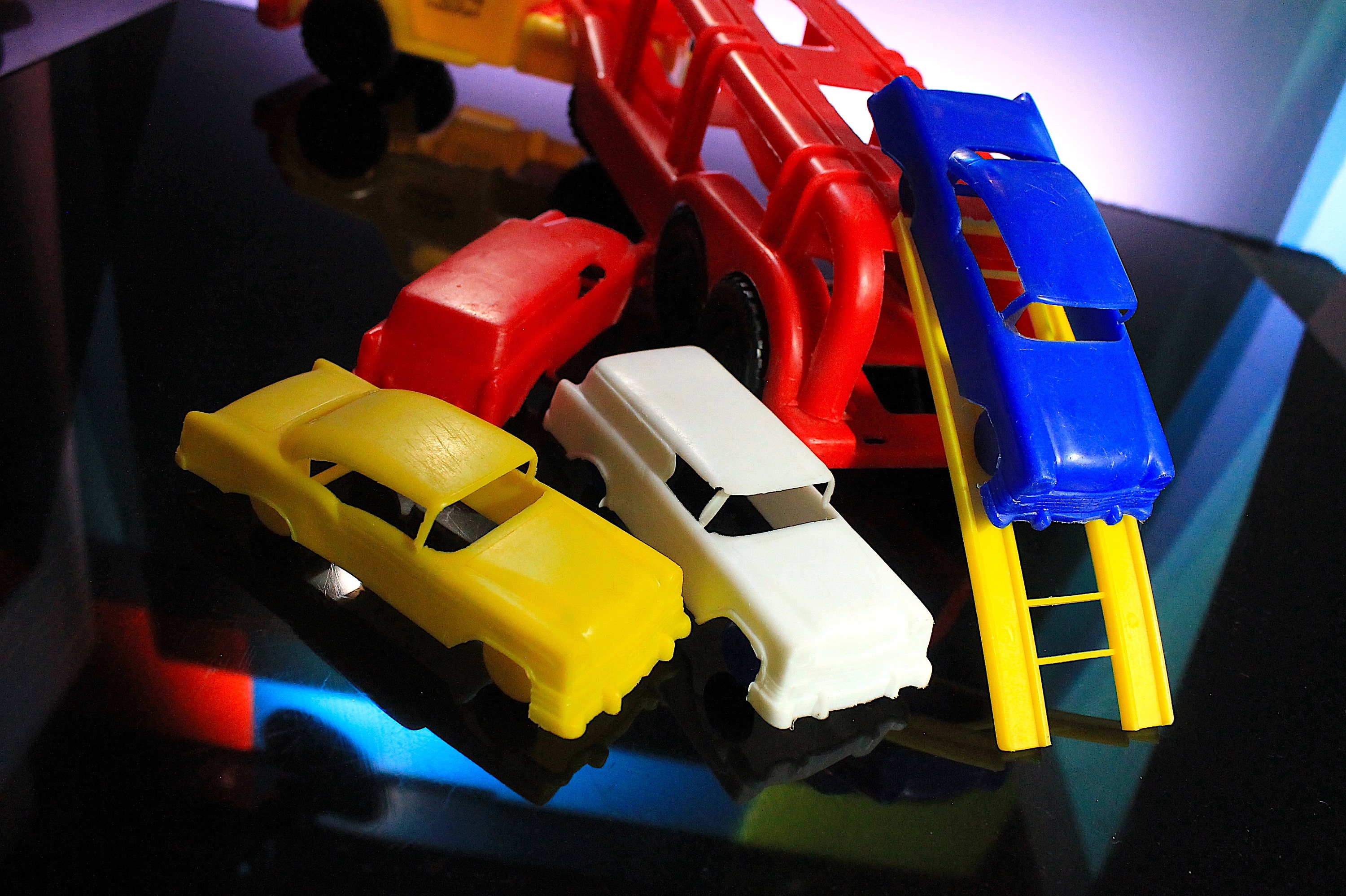 Eldon Plastic Auto Transport Truck With 50s Cars - Etsy