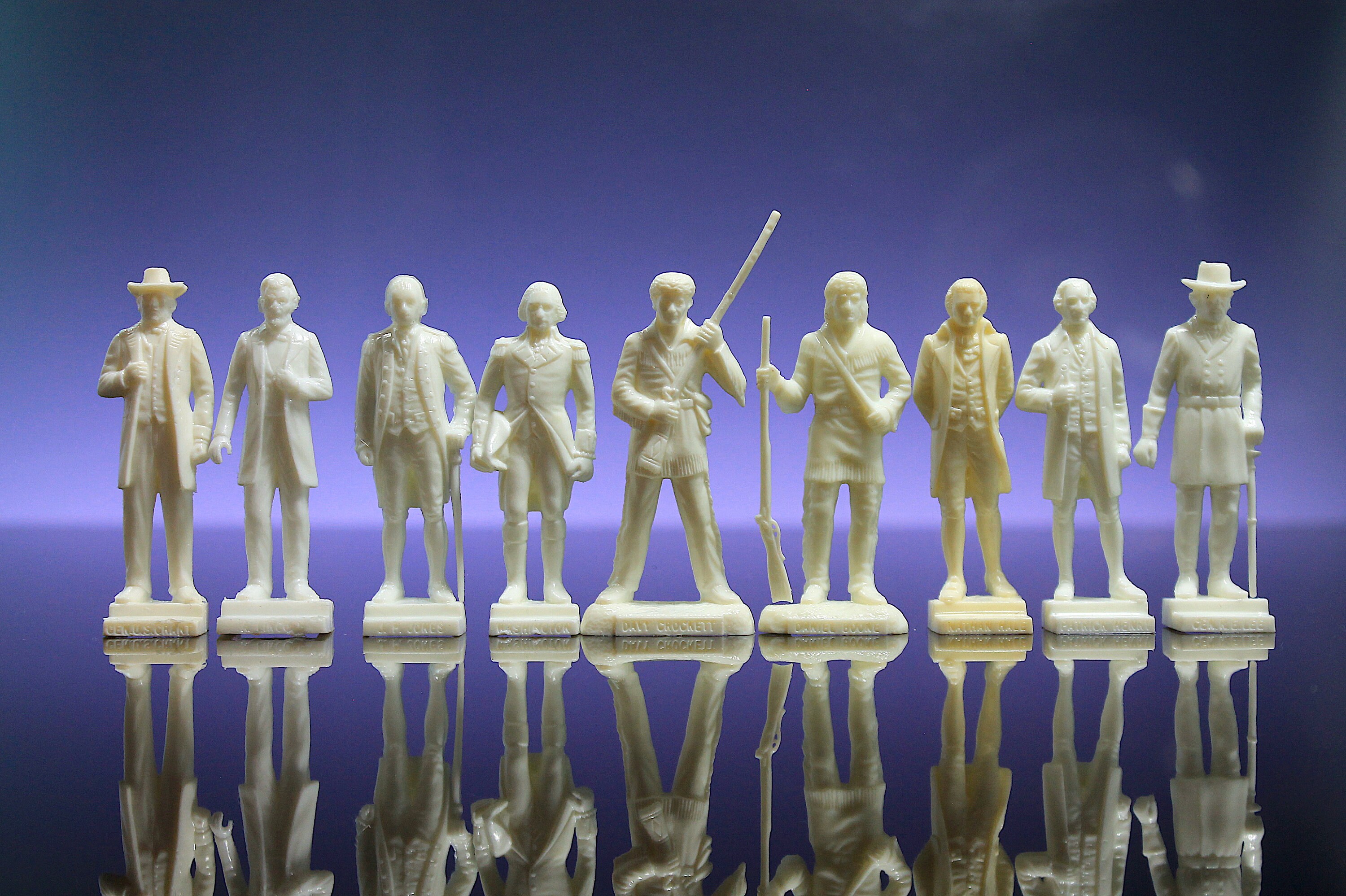 American Heroes Nabisco Cereal Premium American Hero Plastic Figure Set ...