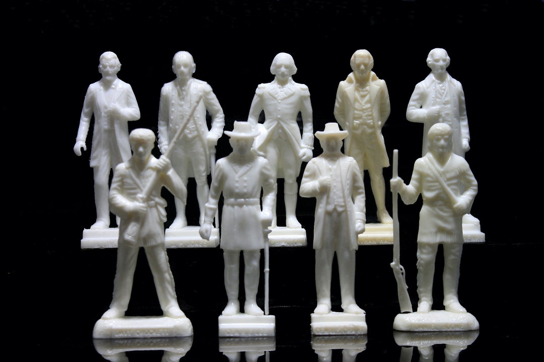 American Heroes Nabisco Cereal Premium American Hero Plastic Figure Set ...